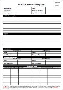 Template - Mobile Phone Request - Workplace Health and Safety ...