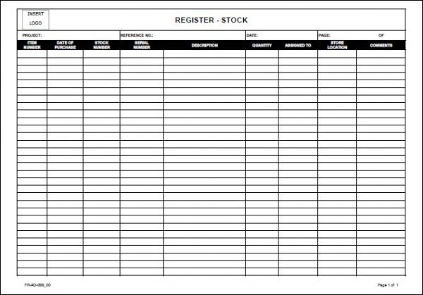 Register - Stock - Workplace Health and Safety | Inspections, Training ...