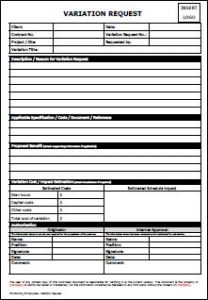 Template - Variation Request - Workplace Health and Safety ...