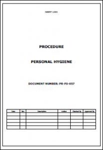 Procedure - Personal Hygiene - Workplace Health and Safety ...
