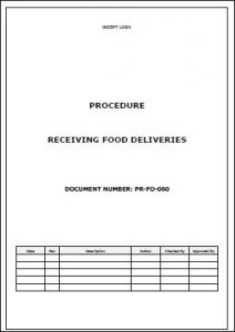 Procedure - Receiving Deliverables - Workplace Health and Safety ...