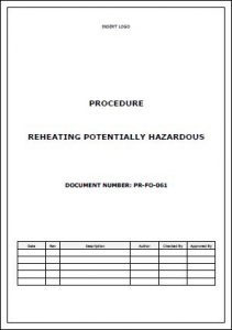 Procedure - Reheating Potentially Hazardous Foods - Workplace Health ...