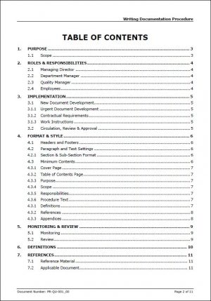 Procedure - Writing Documentation - Workplace Health and Safety ...