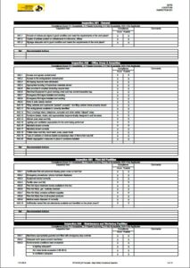 Checklist - Major HSE Compliance Inspection - Workplace Health and ...