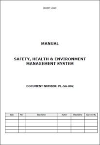 Manual - Safety, Health and Environment Management System - Workplace ...